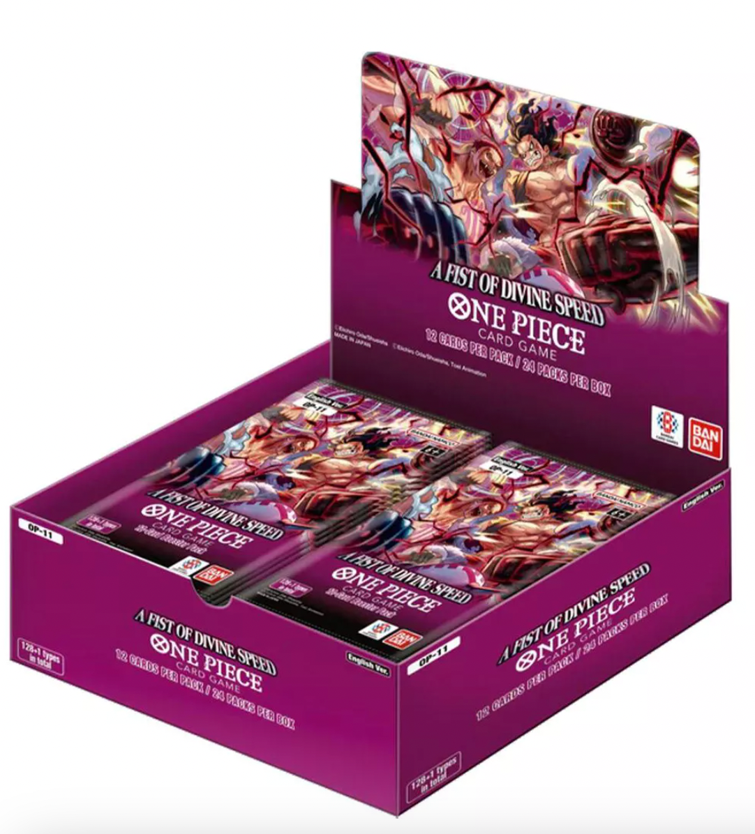 Bandai One Piece TCG A Fist of Divine Speed Booster Box (OP-11) – Mythicos