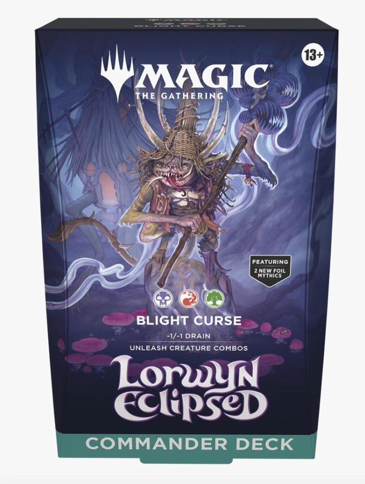 Magic The Gathering: Lorwyn Eclipsed - Commander Deck - Blight Curse ...