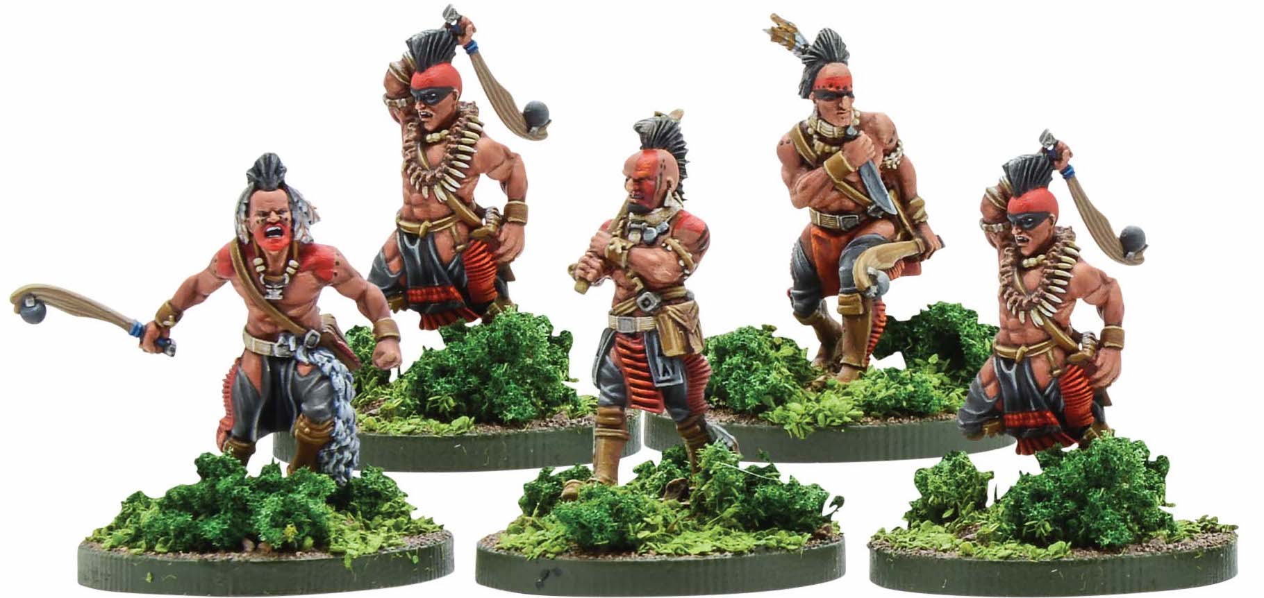 Mythic Americas: Tribal Nations - Mohawk Warriors with Clubs – Mythicos