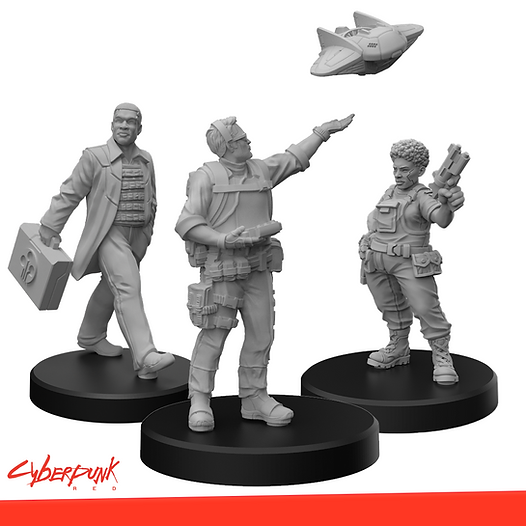 Cyberpunk RED Miniatures - Edgerunners G – Mythicos